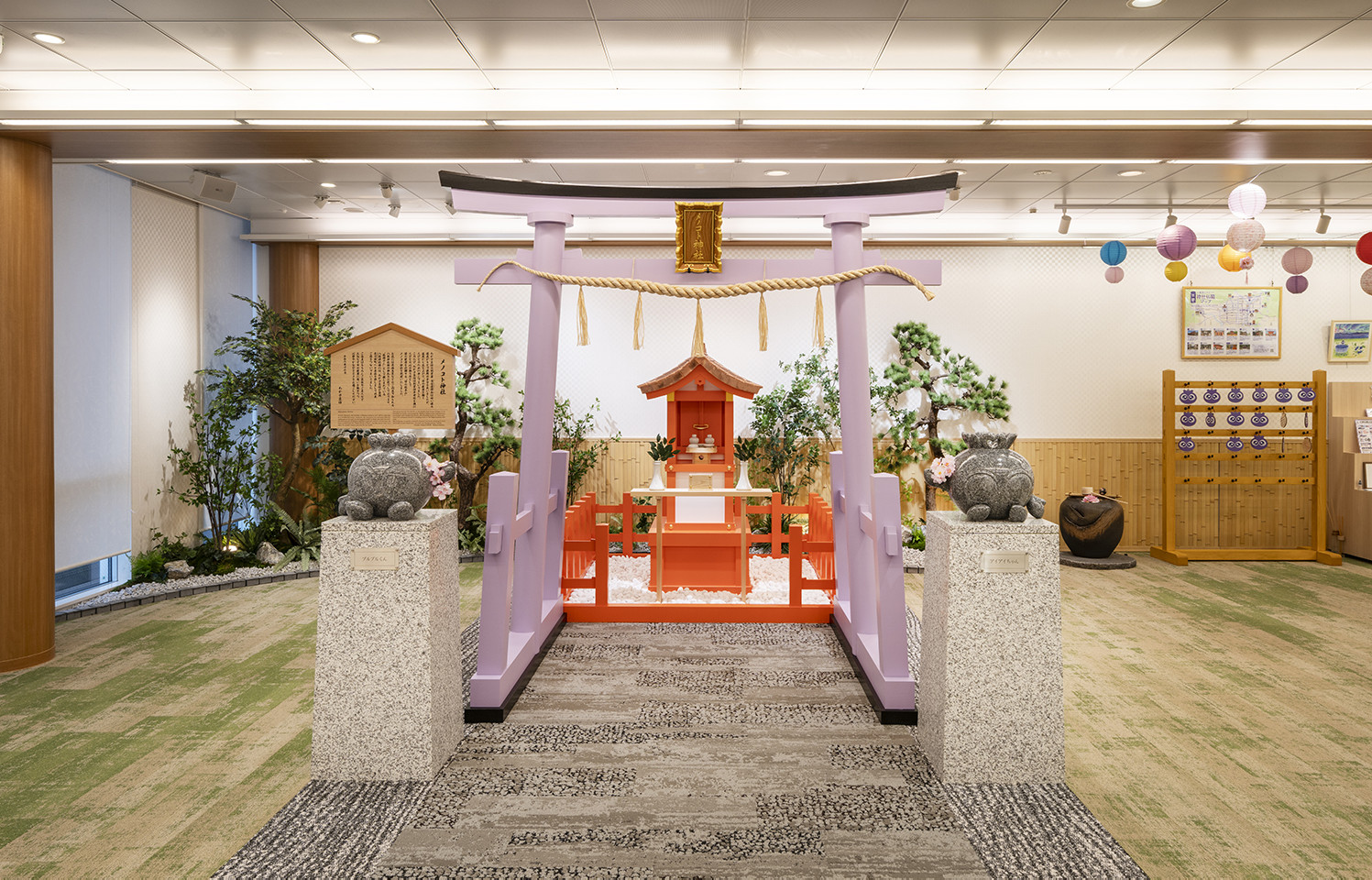 株式会社わかさ生活 様 メノコト神社 | オフィスのプロジェクト | 東京の店舗・オフィス内装デザインはユニオンテック